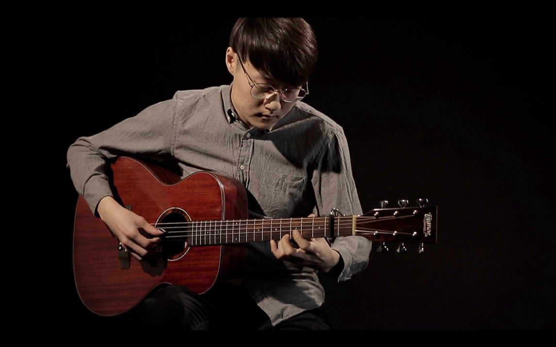 岸部真明《花》(Flower)完整演奏示范 吉他指弹教学 指弹吉他