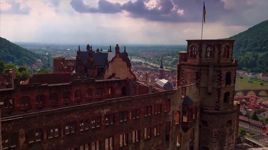 德国 海德堡,海德堡是德国的大学城之一#德国 #海德堡