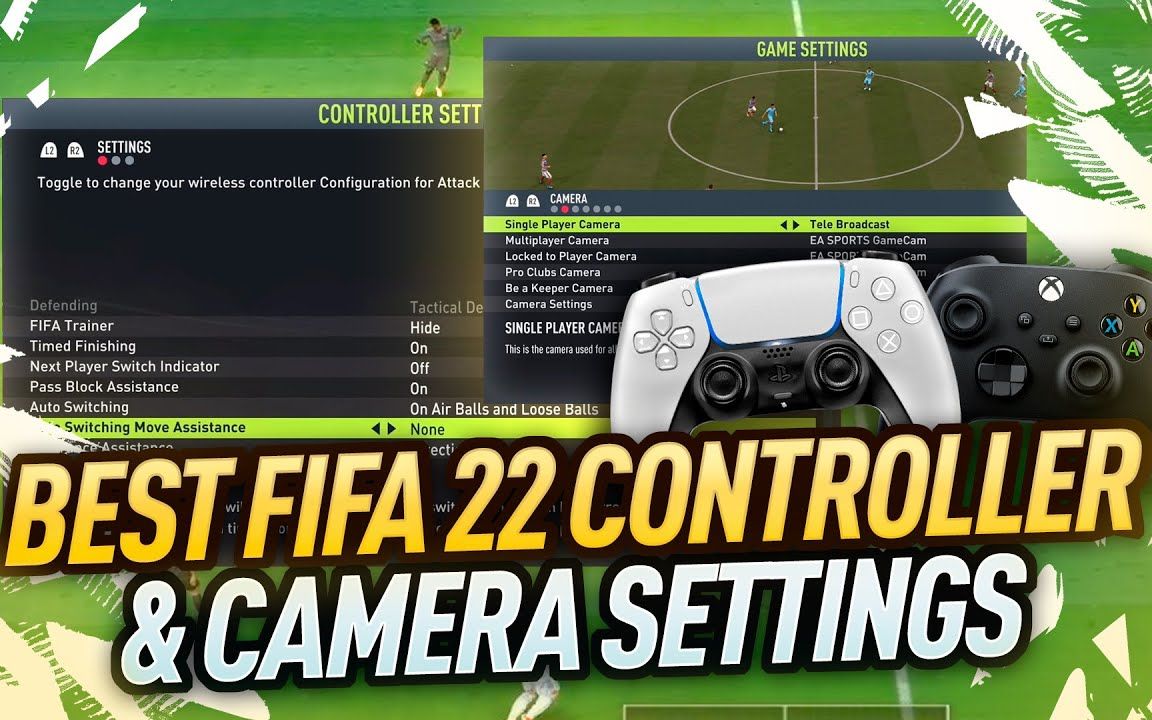 FIFA 22 教程 | 操作和视角设置 (机翻中英字)