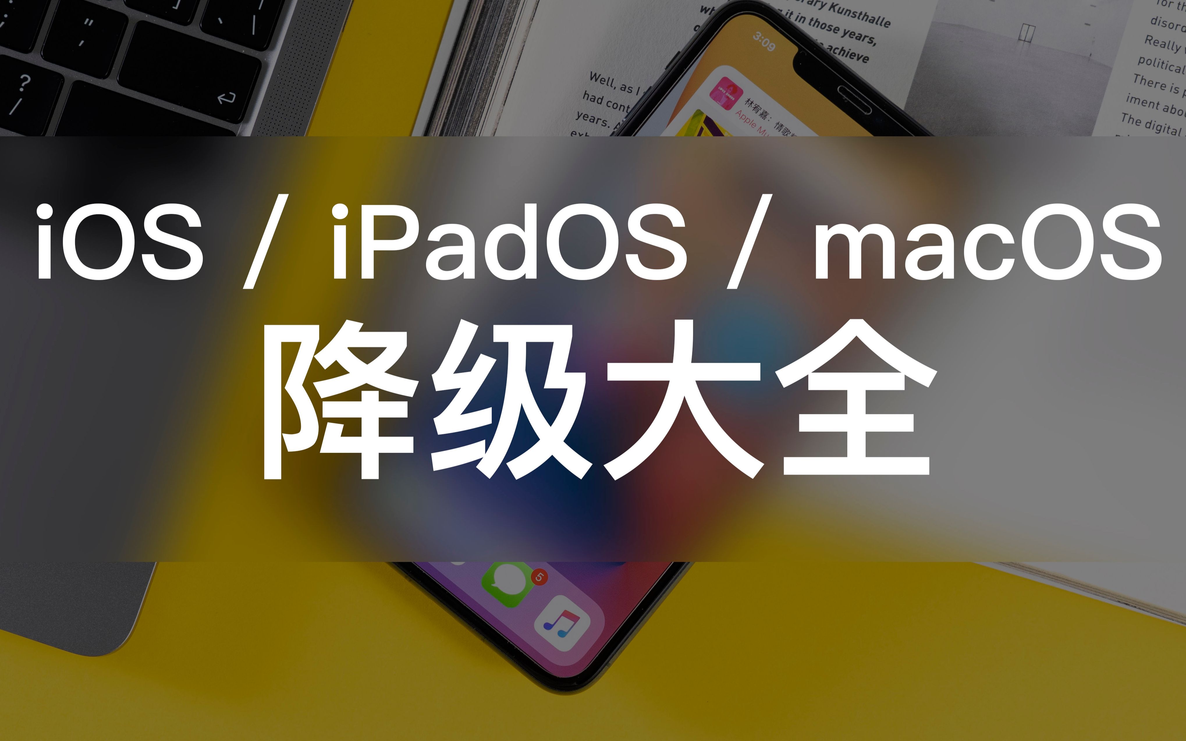 降级还能保留数据?iOS/iPadOS/macOS降级完全指南2020年中版
