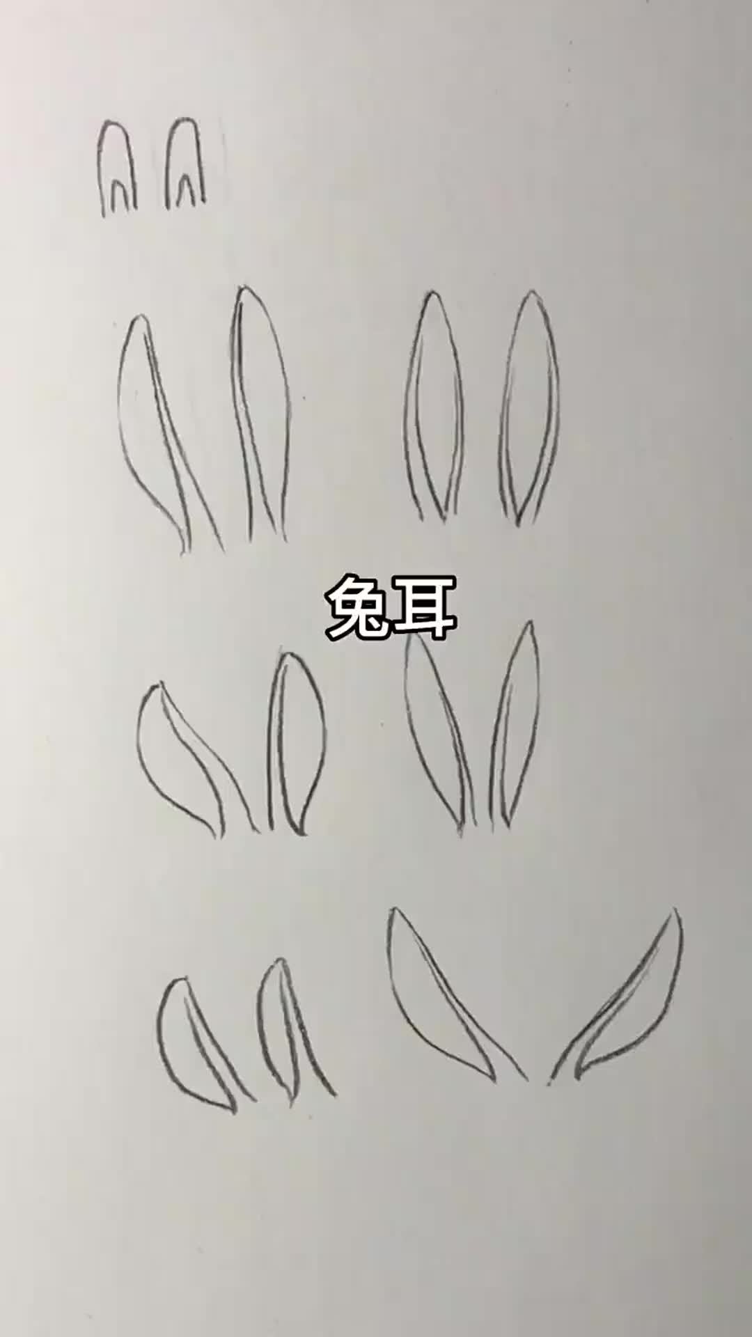 一起学画动漫兔耳人物!绘画教程全是干货技巧