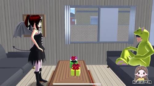 樱花校园模拟器6:阿秋自制版盲盒,深井拆开感动哭了