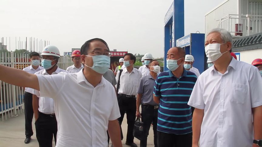 全国安全生产标准化示范工地验收组到人卫智慧数字研发综合服务…