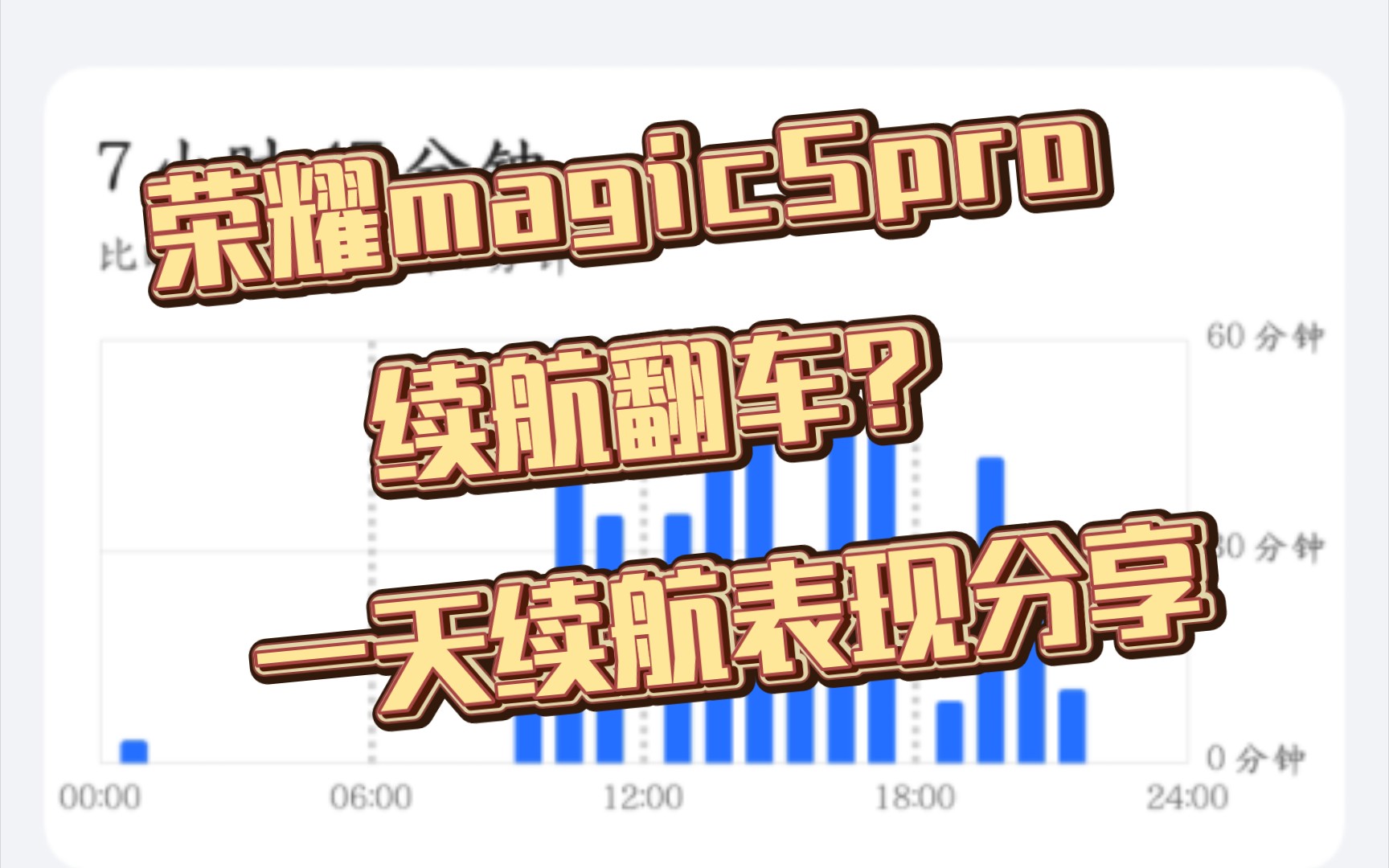 【荣耀magic5pro】一天重度使用续航表现分享!