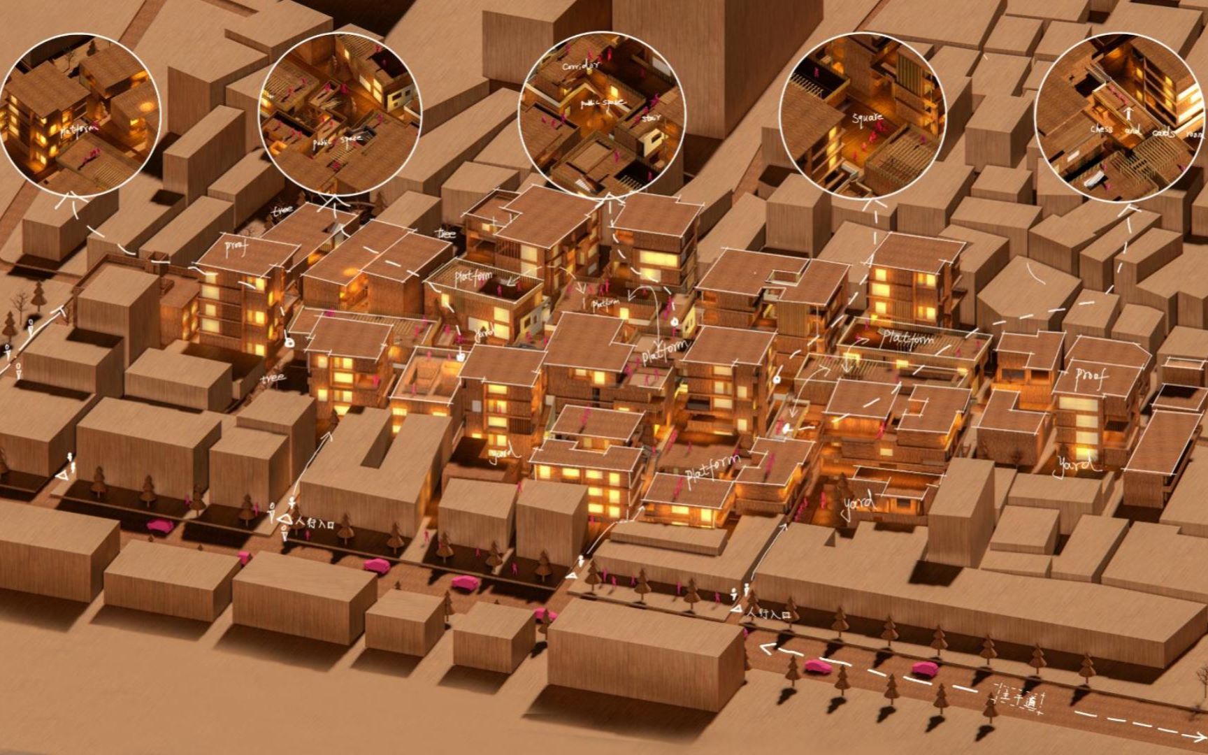 【建筑制图】4分钟学习用Enscape制作木质渲染图