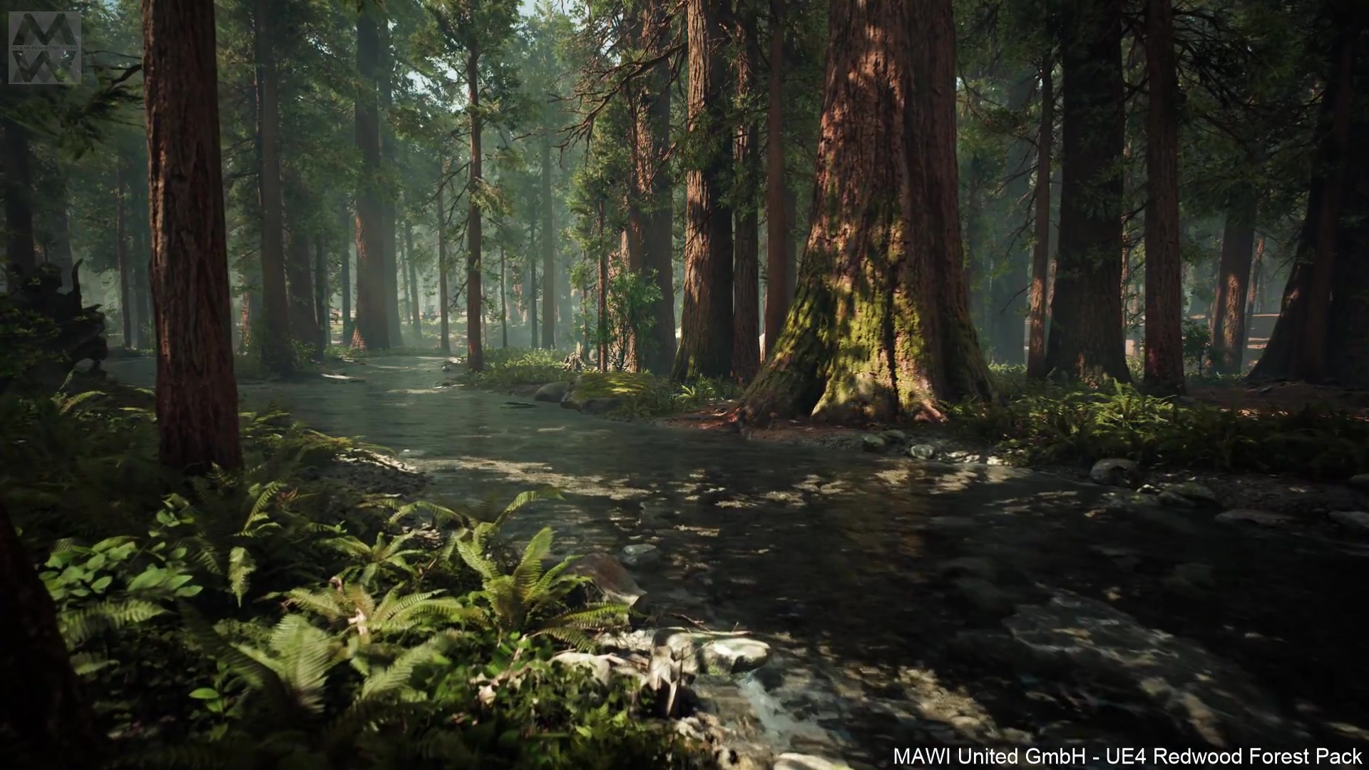 【白嫖】UE4红木森林生物群落场景