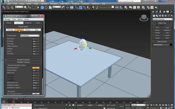 005:RayFire破碎教程3Dmax影视后期-玻璃拆除(具有折射材质的对象)