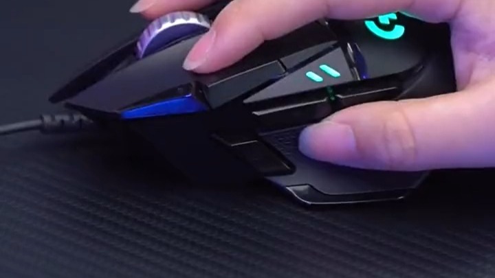 罗技G502hero有线电竞机械鼠标游戏外设csgo吃鸡台式新一代hero25k...