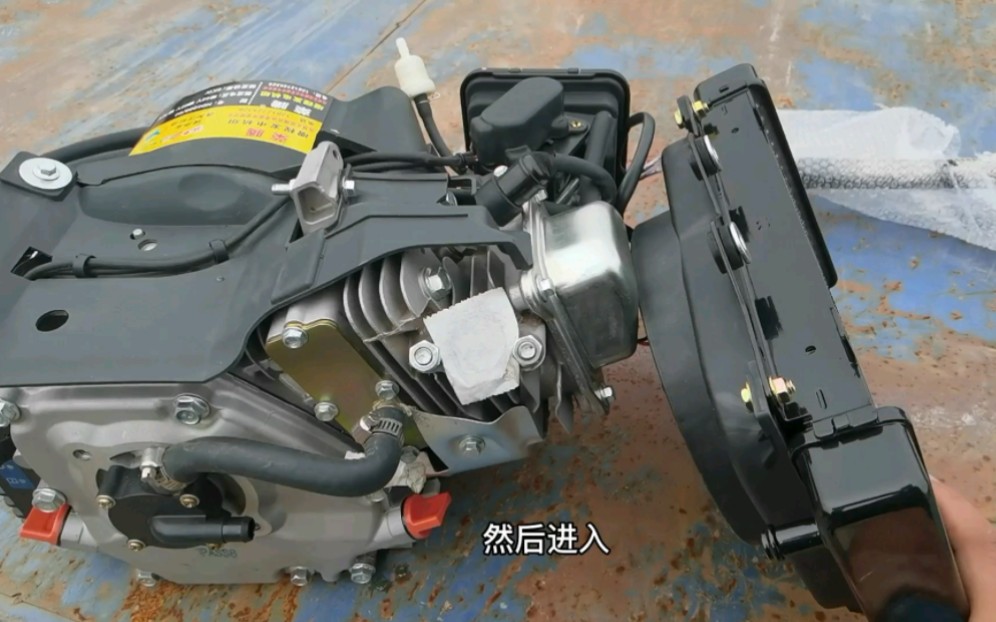 早上给雷丁电动车安装一台水冷增程器发电机,分享怎样安装保养