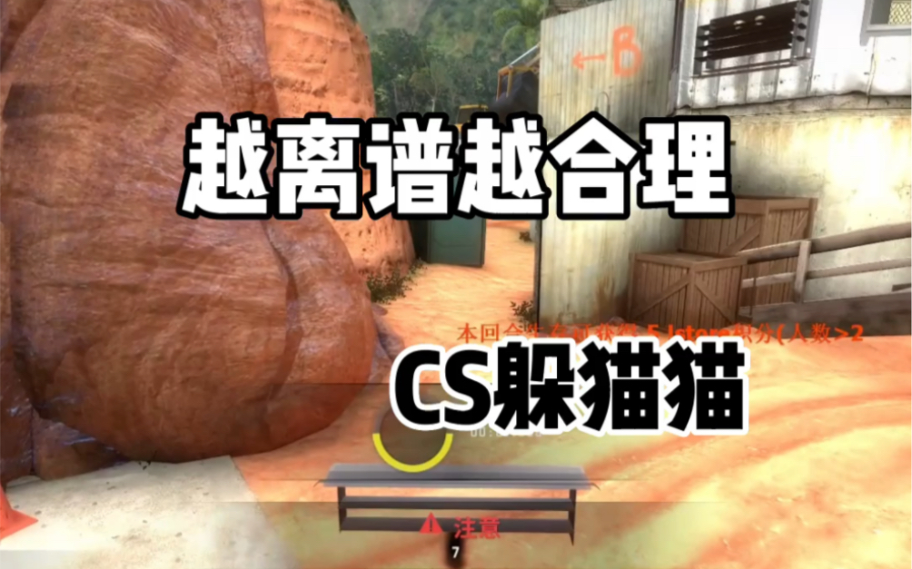 这梯子太离谱了吧_CSGO