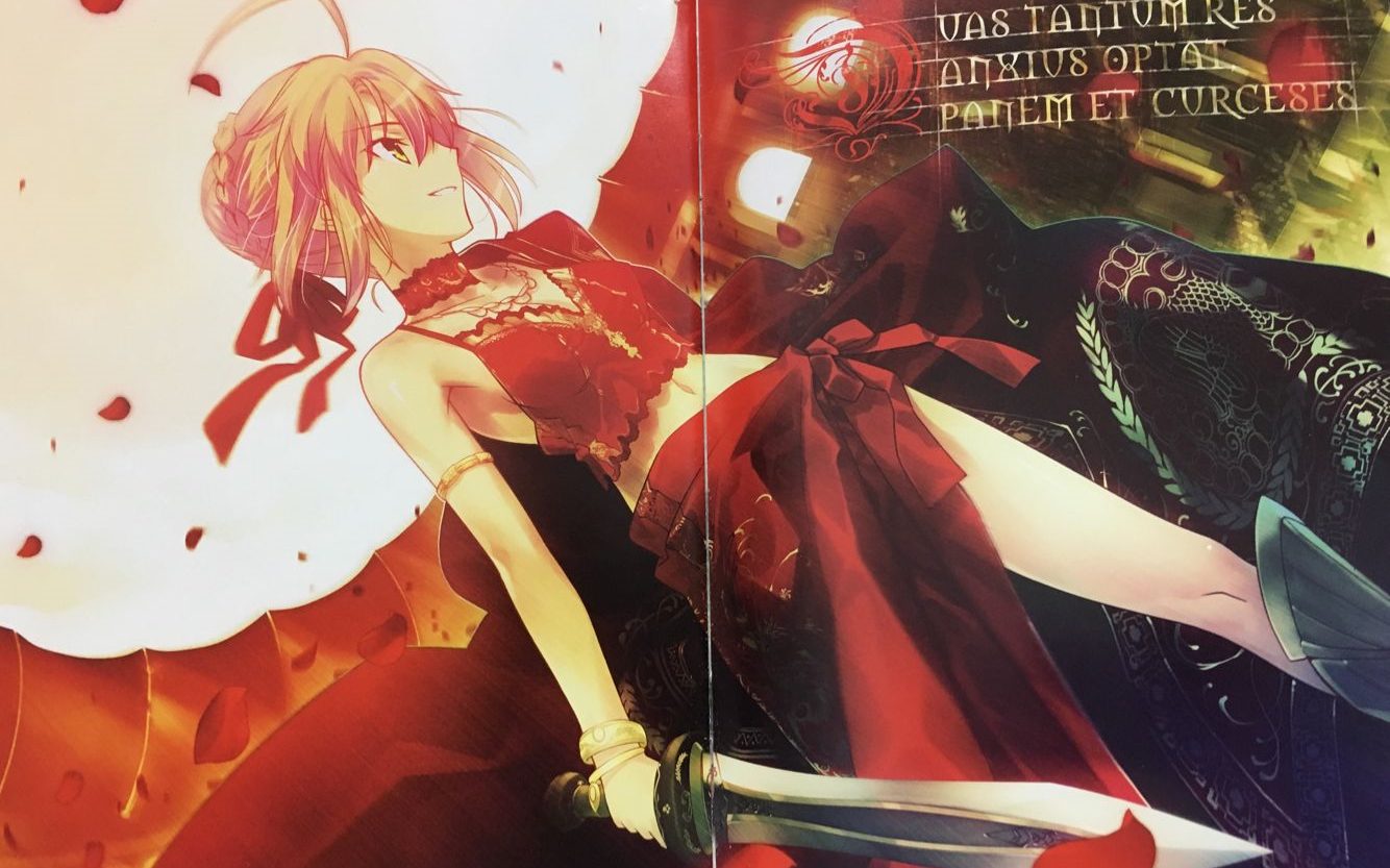 【开箱】尼禄 Fate EXTRA 特典CD(红Saber 罗马王)