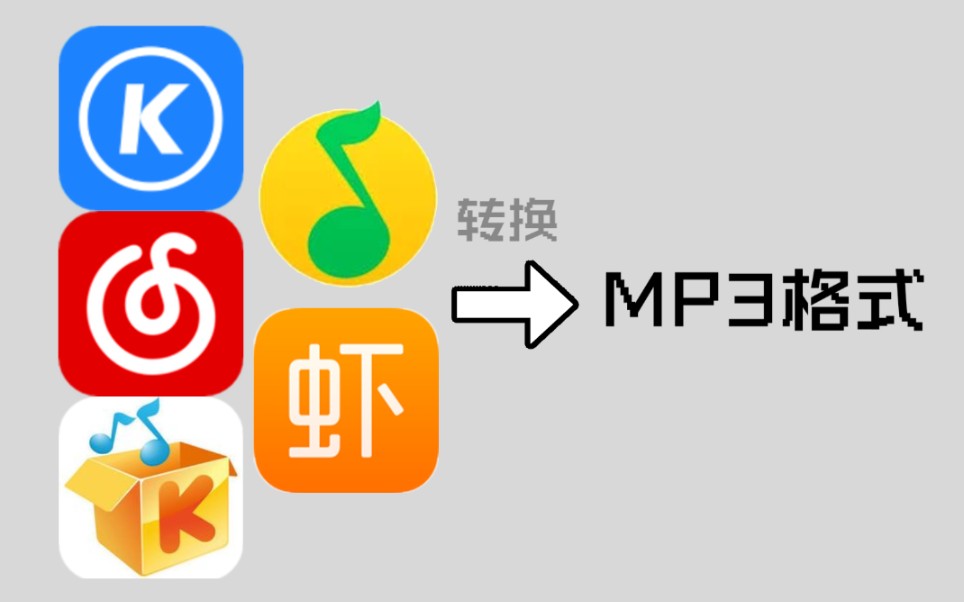 KGM、XM、KWM、NCM等格式如何转MP3