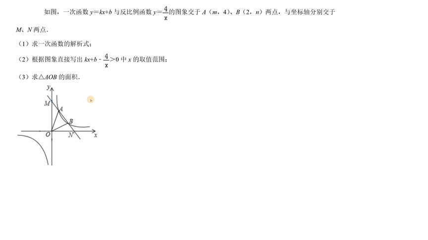 给出图像,求函数以及图形面积,应该这样做