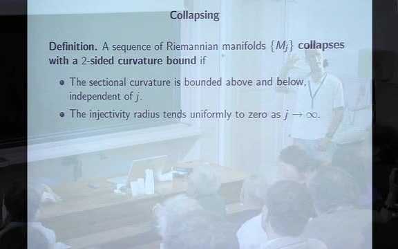 Bruce Kleiner:在Perelman对Thurston几何化猜想的证明中的Collapsing ...