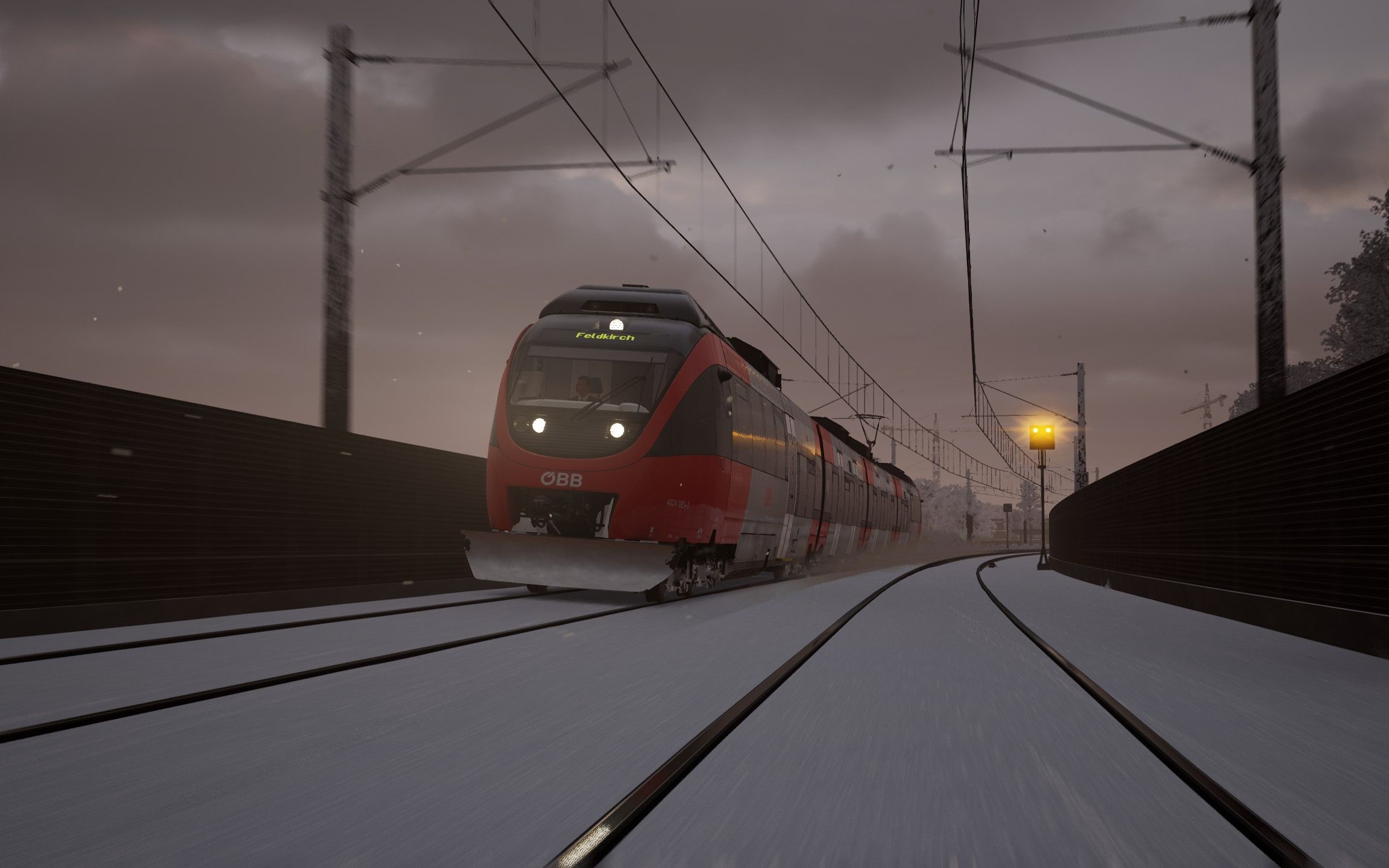 夏星铃模拟火车世界4:第二期恶劣天气,隧道遭遇雪崩!_游戏热门视频