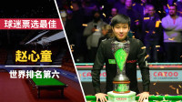 世台联年度最佳名单,赵心童喜提“球迷票选最佳”,世界排名第六