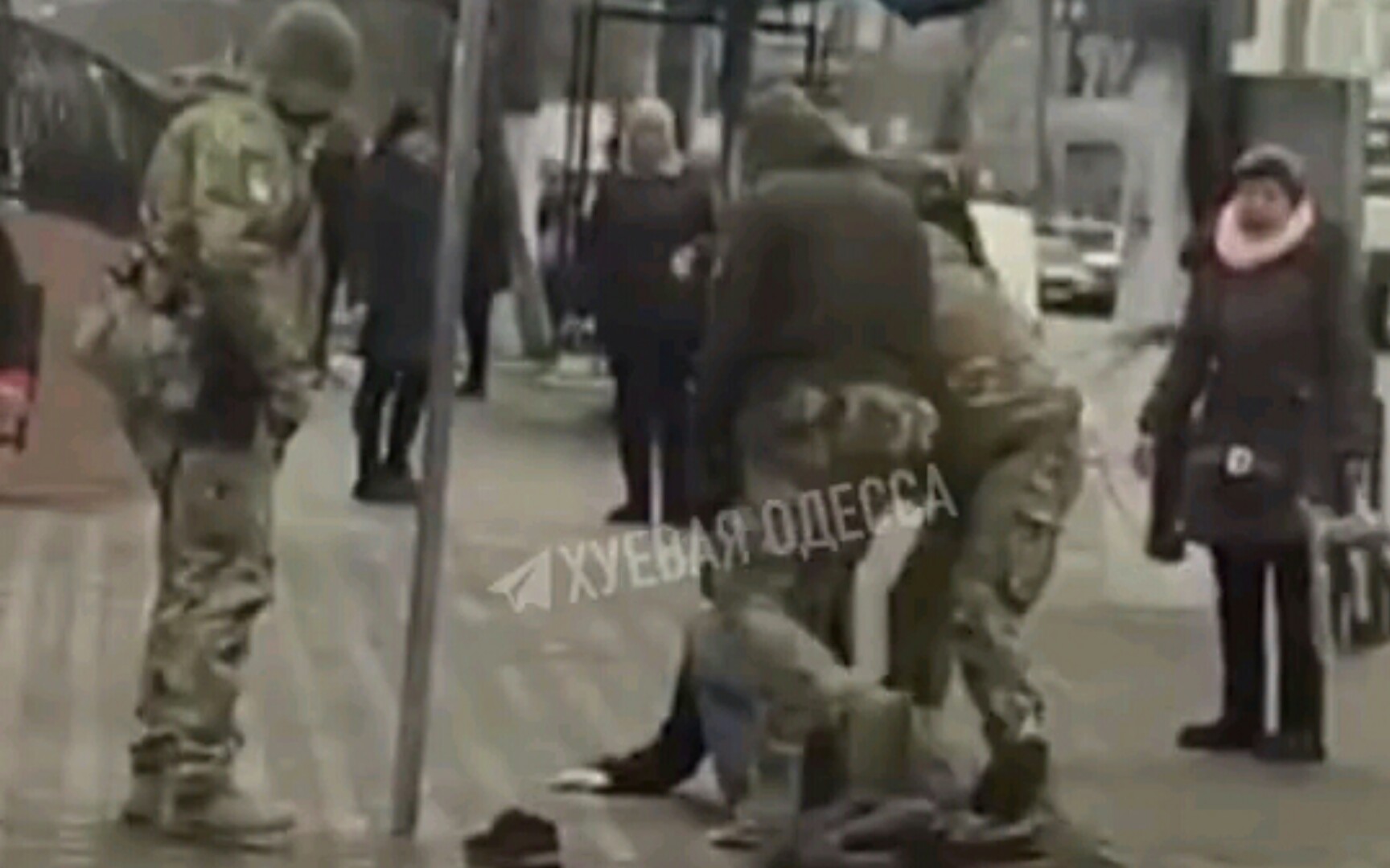 乌克兰征兵队敖德萨暴力抓捕