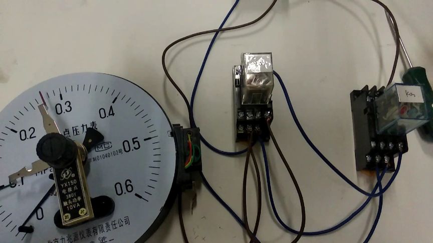电接点压力表接线方法!让你看的懂,学的会!长见识☞