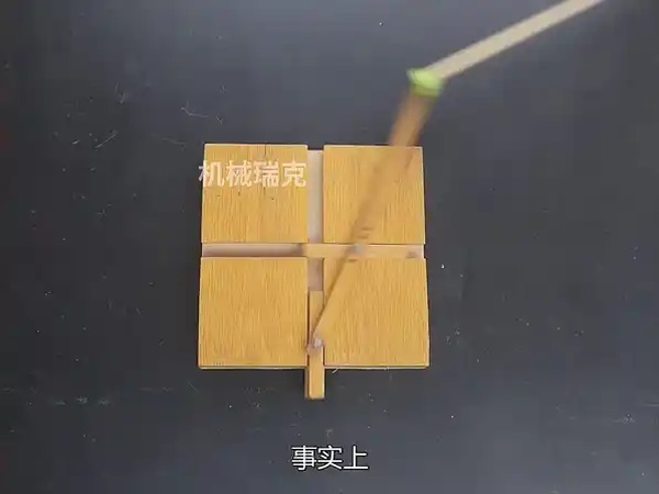 手摇圆规画出完美椭圆,来回推拉木杆,标准椭圆轻松搞定