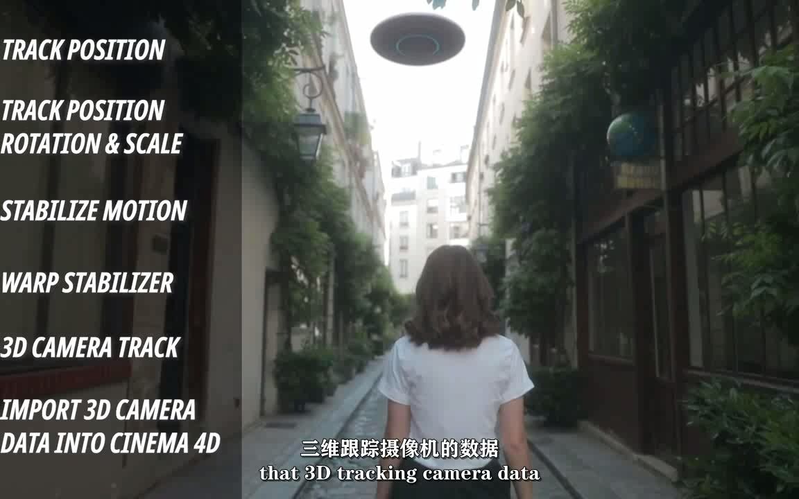 【中文字幕】AE稳定运动追踪技术视频教程 RRCG