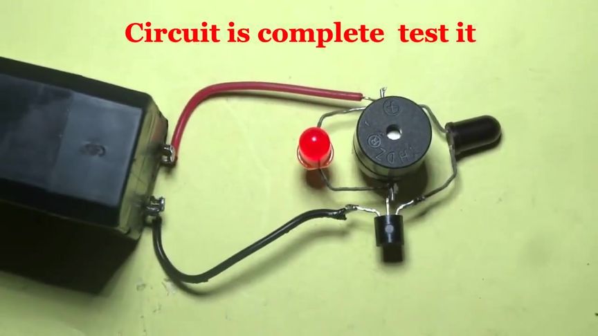 使用红外传感器的火灾报警电路