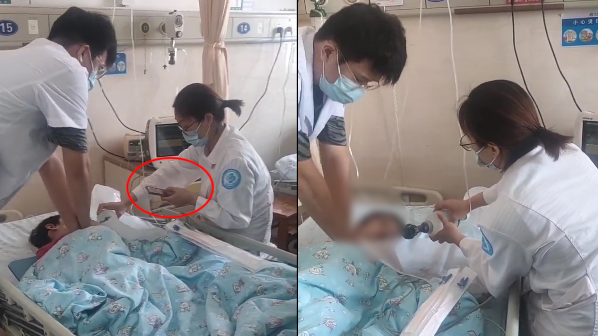 女童抢救无效死亡:医护抢救消极玩手机,院方:不能听一面之词