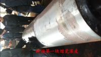输送机驱动、改向皮带滚筒-滚皮跟换