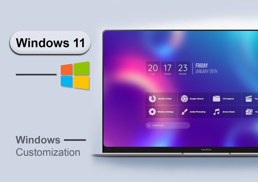 新的Windows 11桌面界面