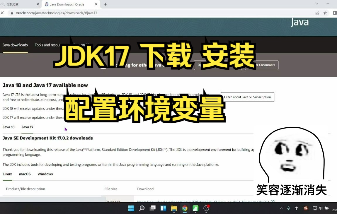 JDK17的下载安装&环境变量配置