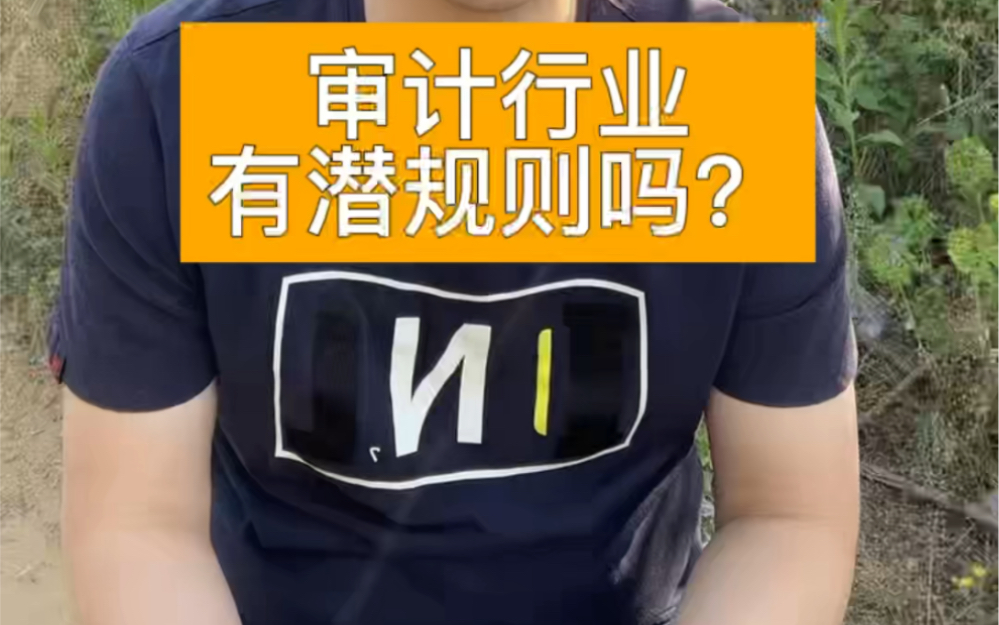 审计行业有潜规则吗?