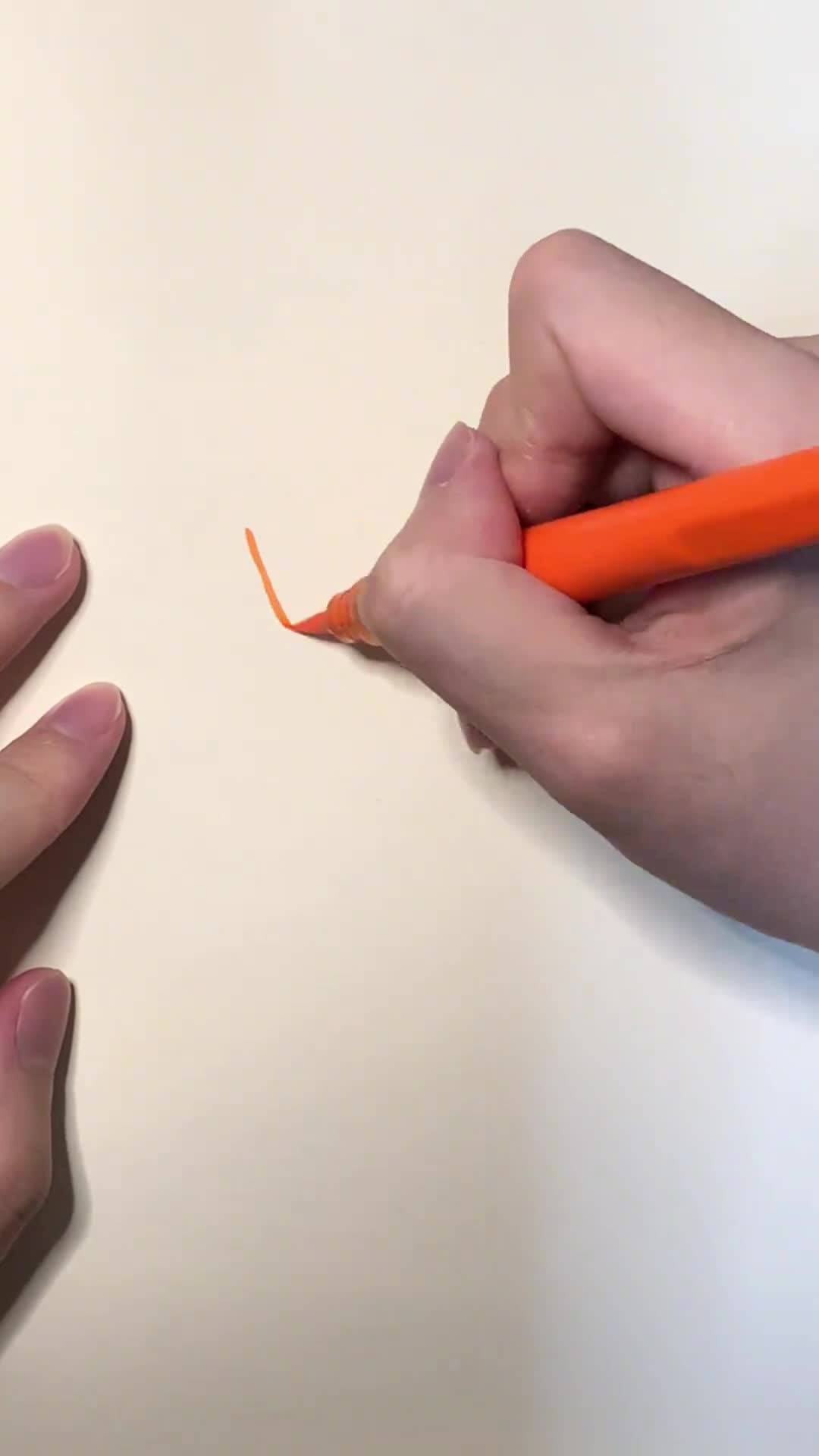 好久没用毛笔画画了