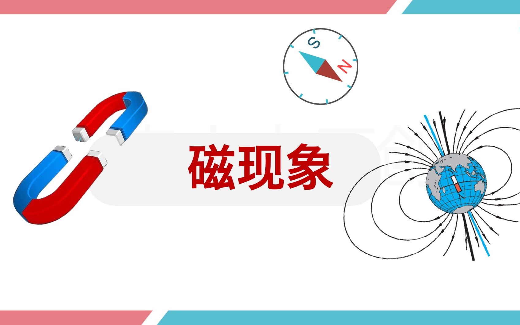 【电与磁①】地磁南北和地理南北还分不清吗?概念一次梳理——中考...