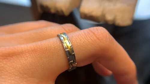 方头纹肌理戒指制作教程