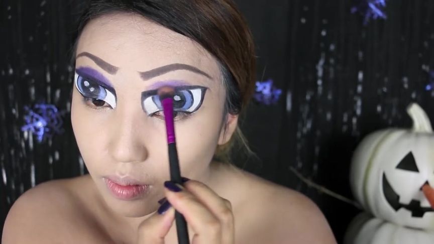 动漫眼睛妆教程,cosplay动漫人物眼妆也可以这样画出来