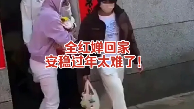 全红婵回家安稳过年太难了!