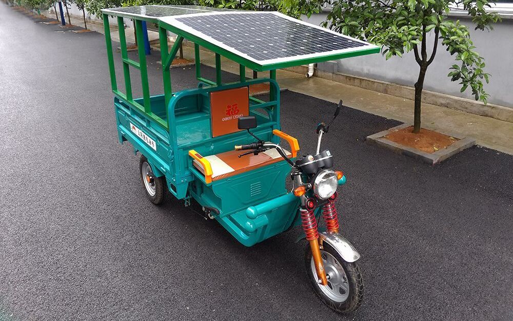 三轮车光伏发电,升压充电mppt型48 60 72 84 96v光伏发电三轮车,电瓶...