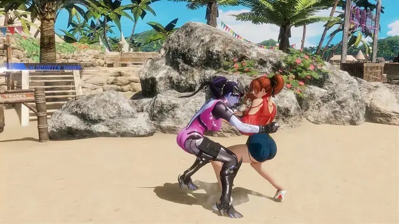 死或生6 蒂娜vs霞 海滩对决 守望先锋蒂娜mod