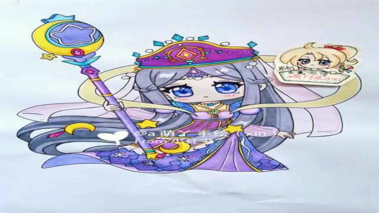 超治愈绘画过程分享一起画吧
