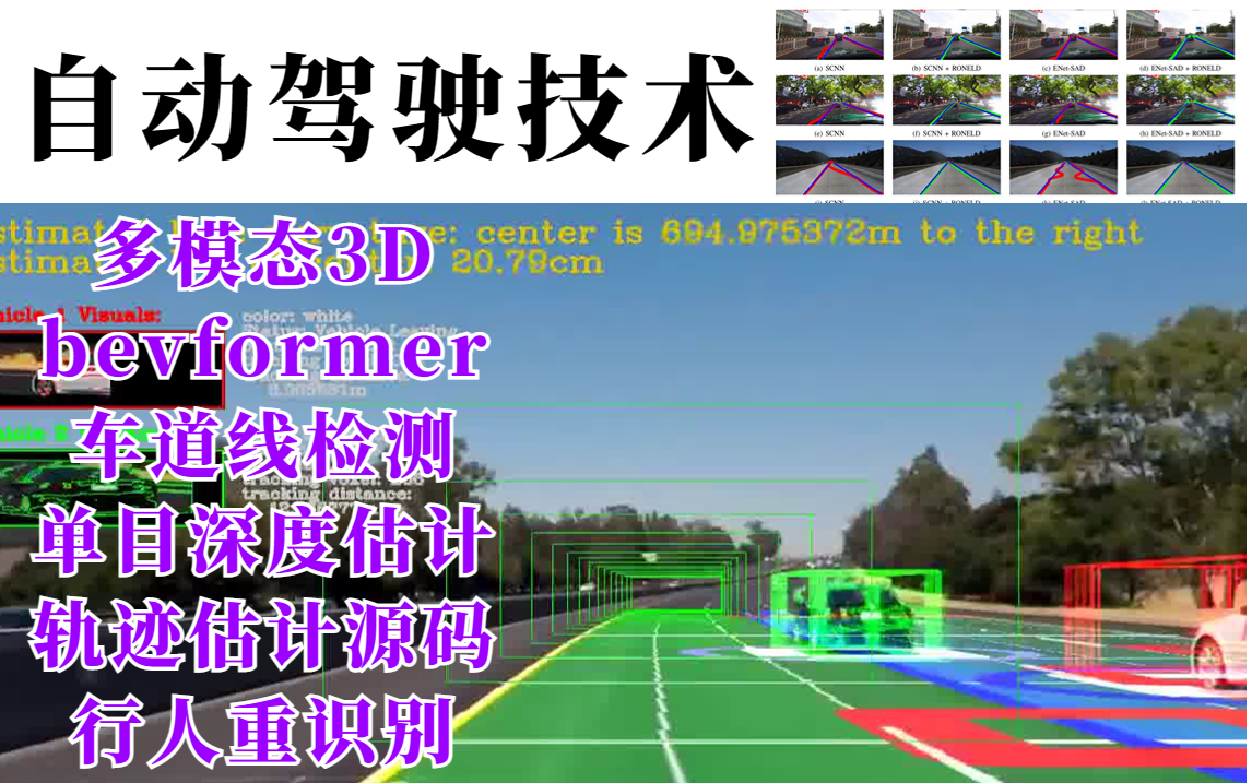 2023年最新!多模态、轨迹估计、车道线检测、单目深度估计、行人重...