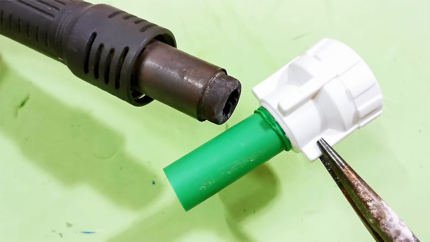 水管热熔错了,没有多余配件怎么办?教你一招,拆下来还能接着用