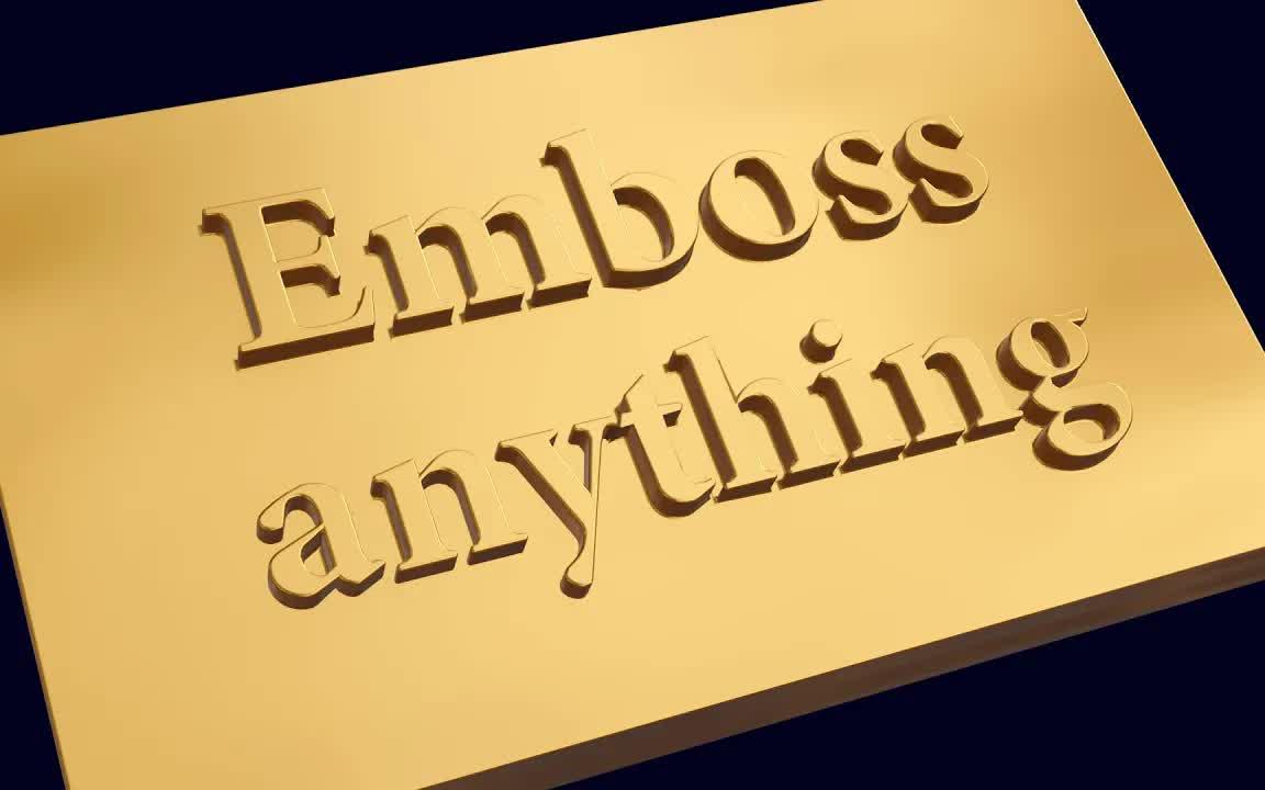 iBlender中文版插件Text Effects 教程压印文本或徽标的简单方法 |如何...