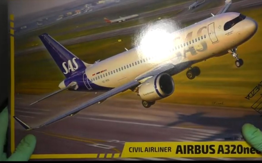 【搬运】红星Zvezda 1/144 A320Neo 客机模型制作过程