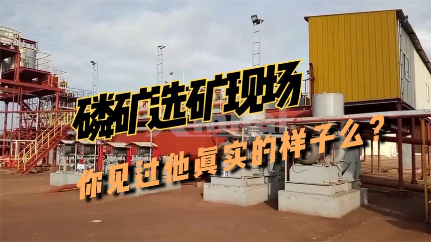 磷矿选矿现场什么样?你见过么?