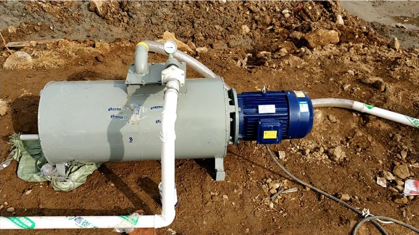 基坑底部粉沙层轻型井点降水