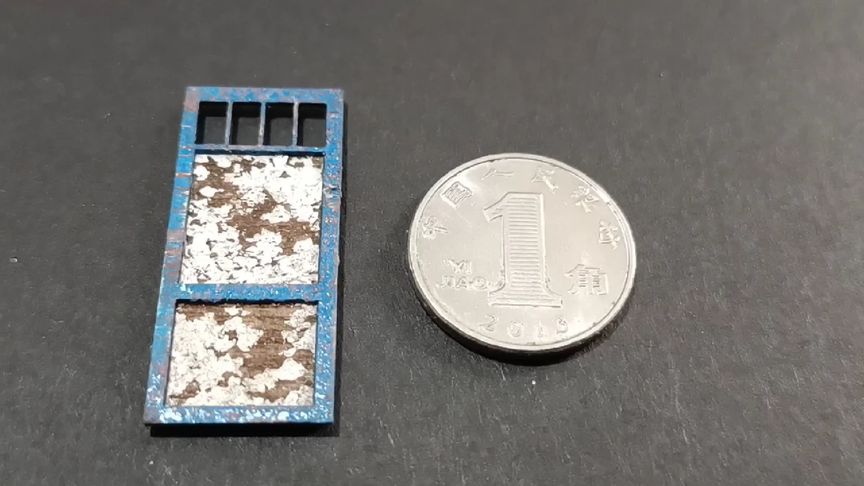 微缩模型制作门窗表面材质处理1