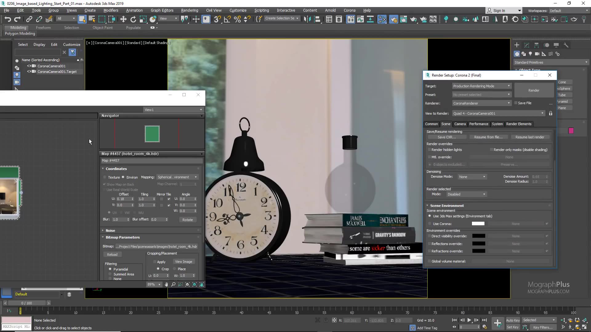 cr室内与室外HDR灯光流程