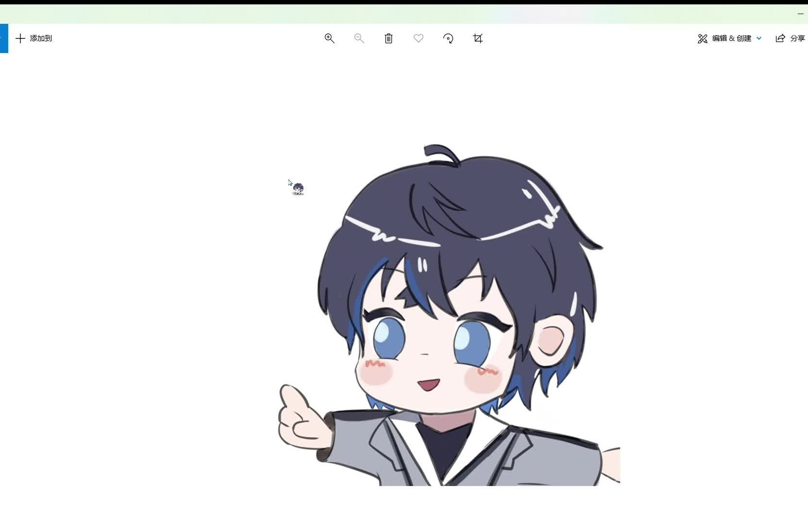 【霂沐NHz】画了一个鼠标指针 真的只有一个