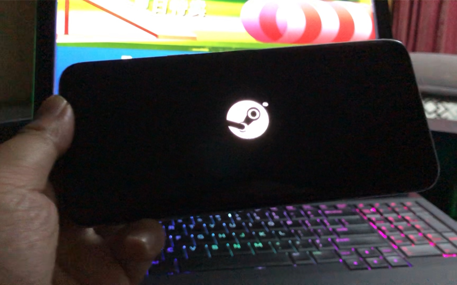 教你躺在床上或在客厅里用手机畅玩steam