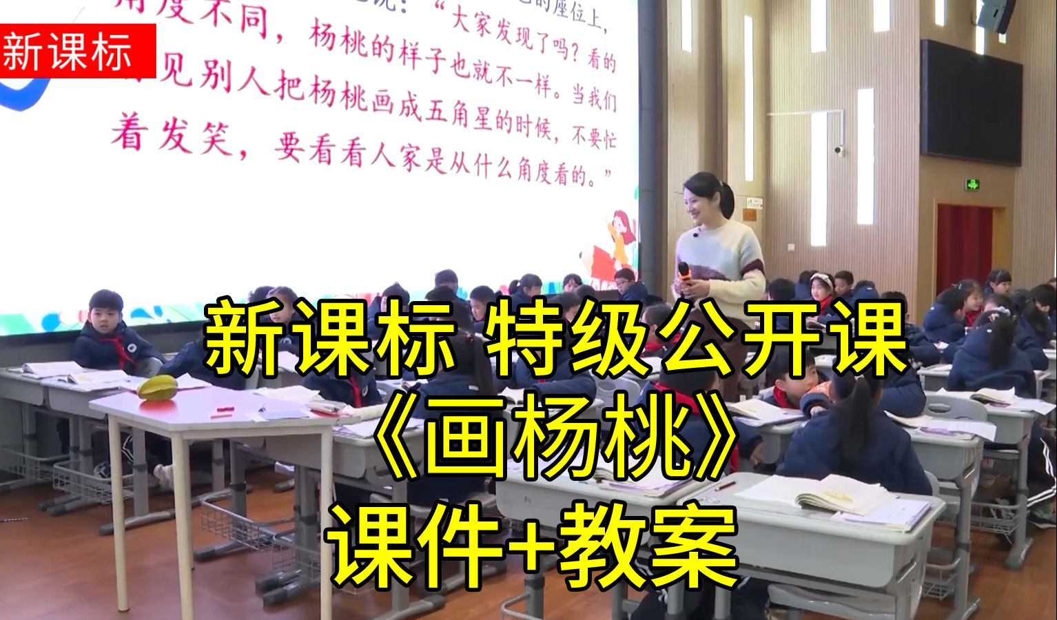 《画杨桃》二年级语文下册【新课标任务群】特级名师公开课优质课