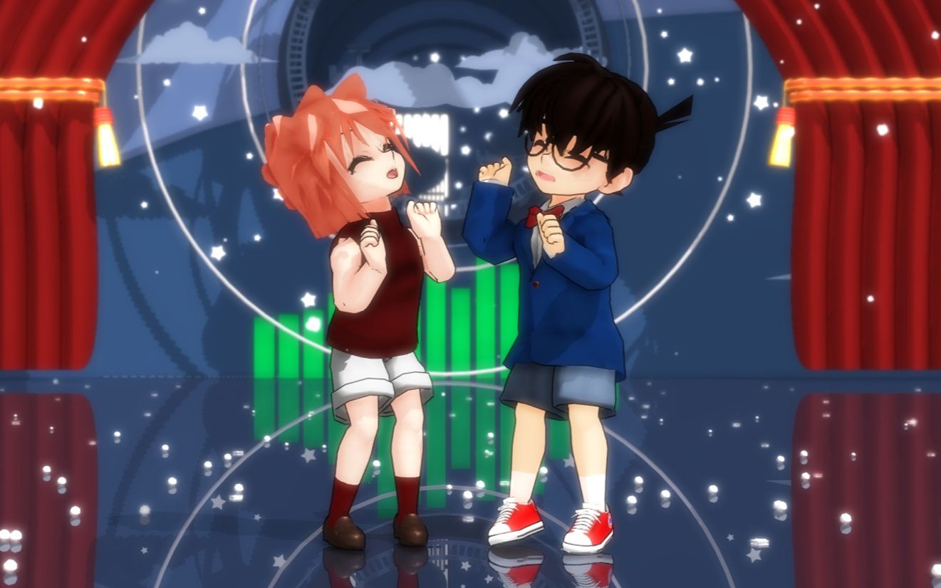 【灰原哀拜年纪】柯南 X 灰原哀(ロキROKI)【2021/MMD/单品】